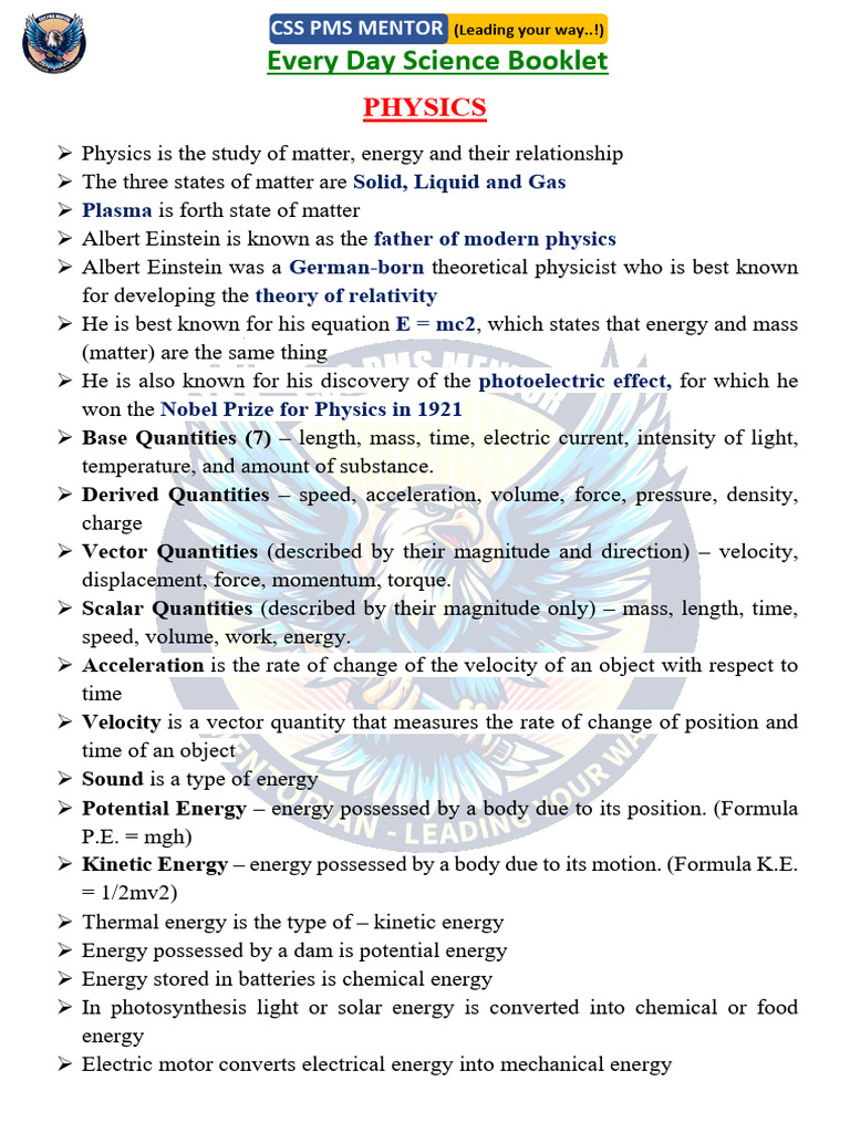 Everyday Science Booklet | PDF | Blood Cell | Blood