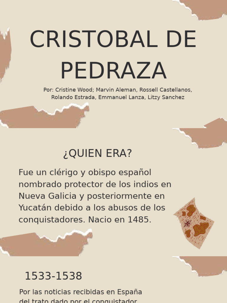 Cristobal de Pedraza | PDF