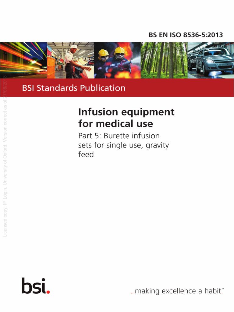BS en Iso 8536-5-2013 | PDF