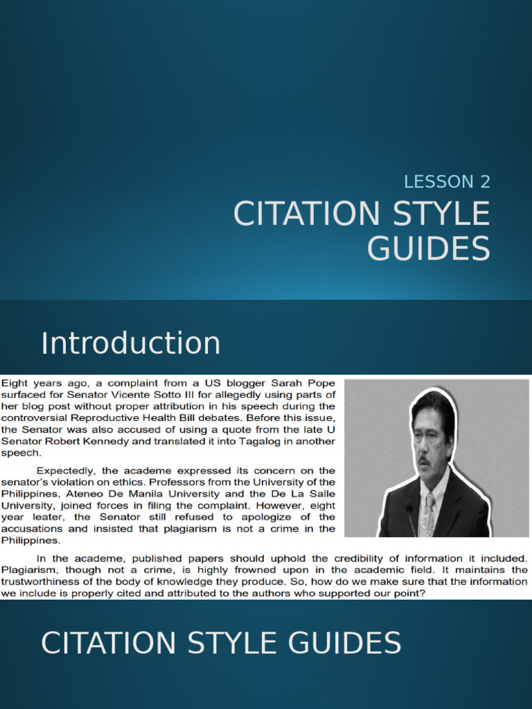 Citation Style Guides | PDF | Citation | Note (Typography)