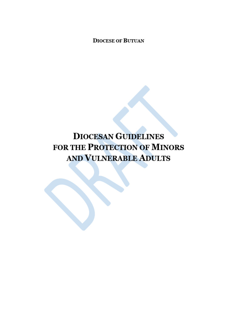 Butuan Diocese Guidelines for Protecting Minors | PDF | Child Abuse ...