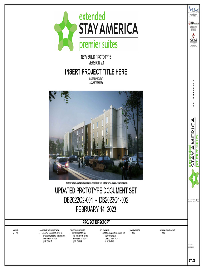 ESA Premier Suites V2.1 - ProtoType Plans 02152023 2 | PDF | Civil ...