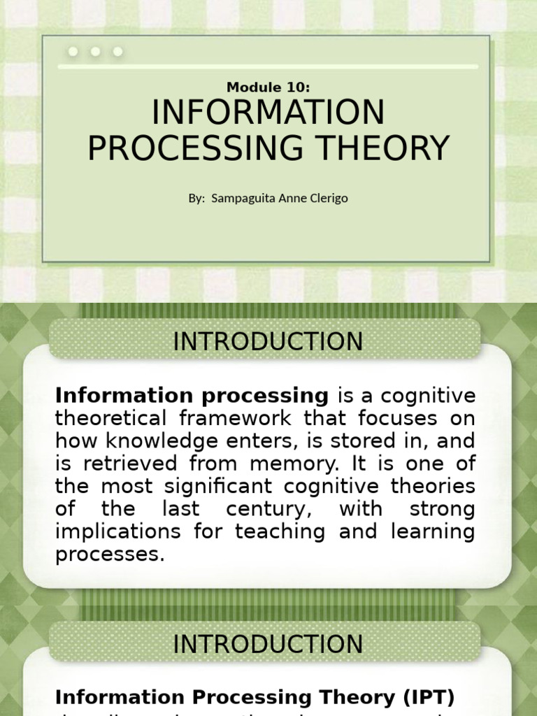Presentation in Profed 6 | PDF | Memory | Recall (Memory)