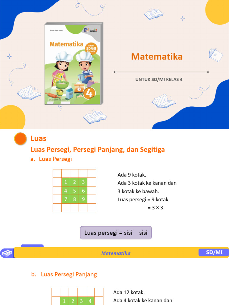 1 MTK Bab 4 Luas Segitiga Dan Persegi | PDF