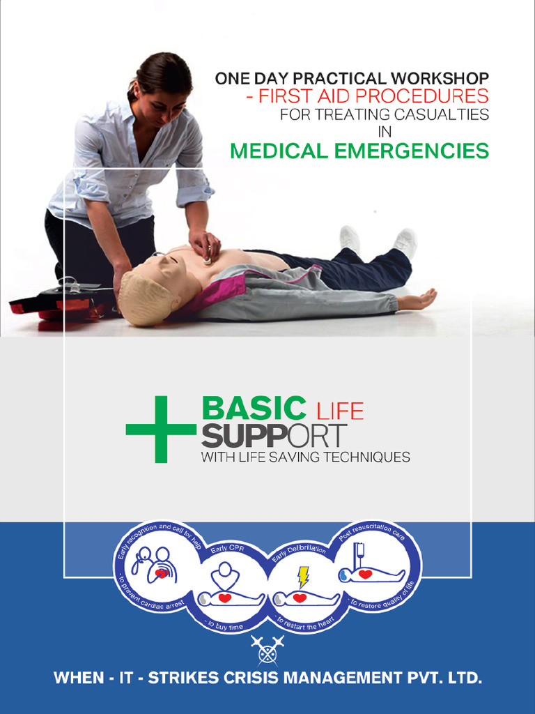 BLS Course Material | PDF | Cardiopulmonary Resuscitation | Cardiac Arrest