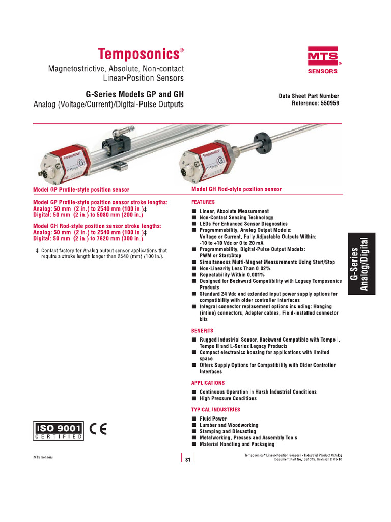 GSeries Analog Digital | PDF