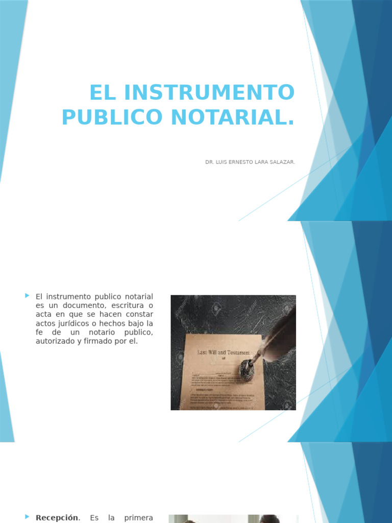 El Instrumento Publico Notarial (8368) | PDF