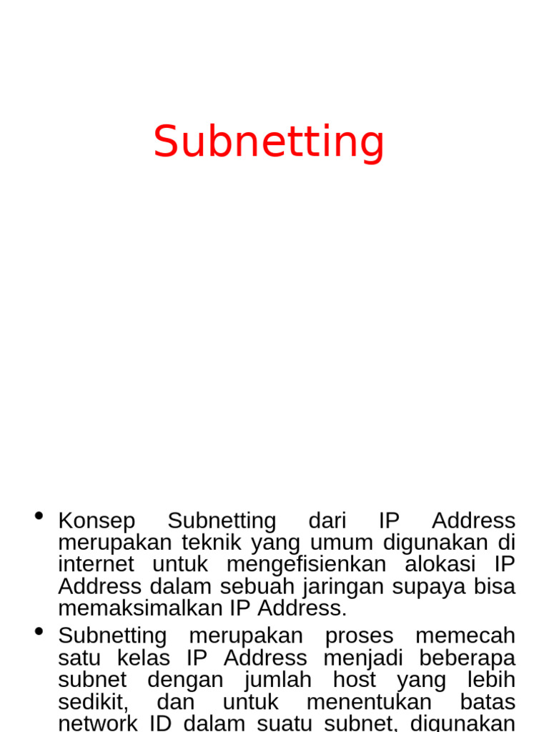 Subnetting 2 | PDF