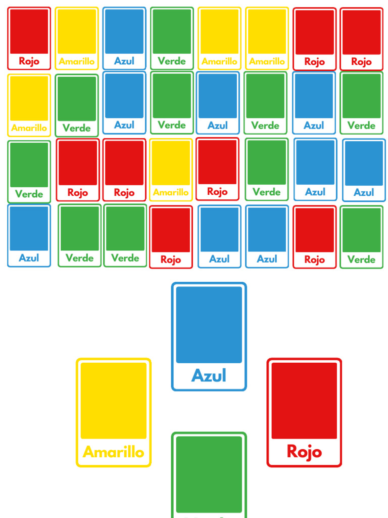 Nombres de Colores Simple Fichas | PDF