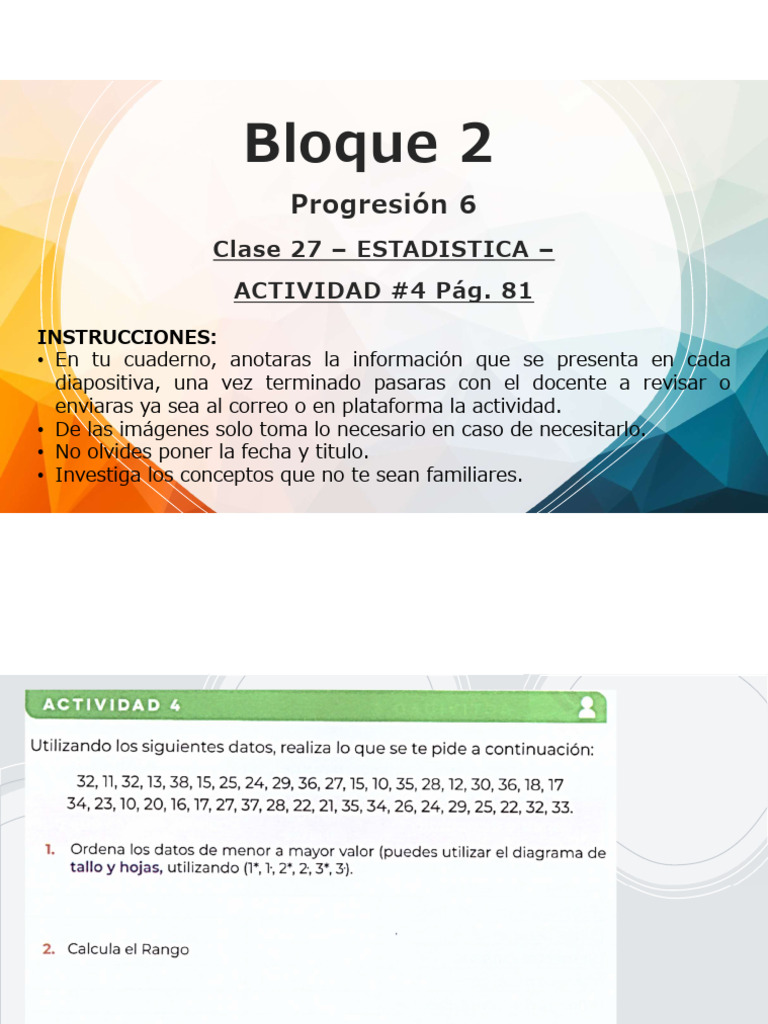 100-PM1-B2-P6-CLASE 27 | PDF