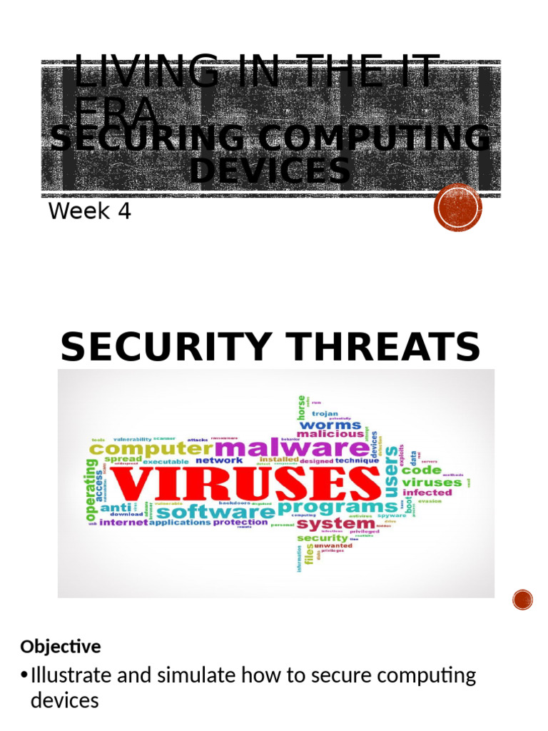 GEITE01X_Week 4_lec | PDF | Security Hacker | Malware