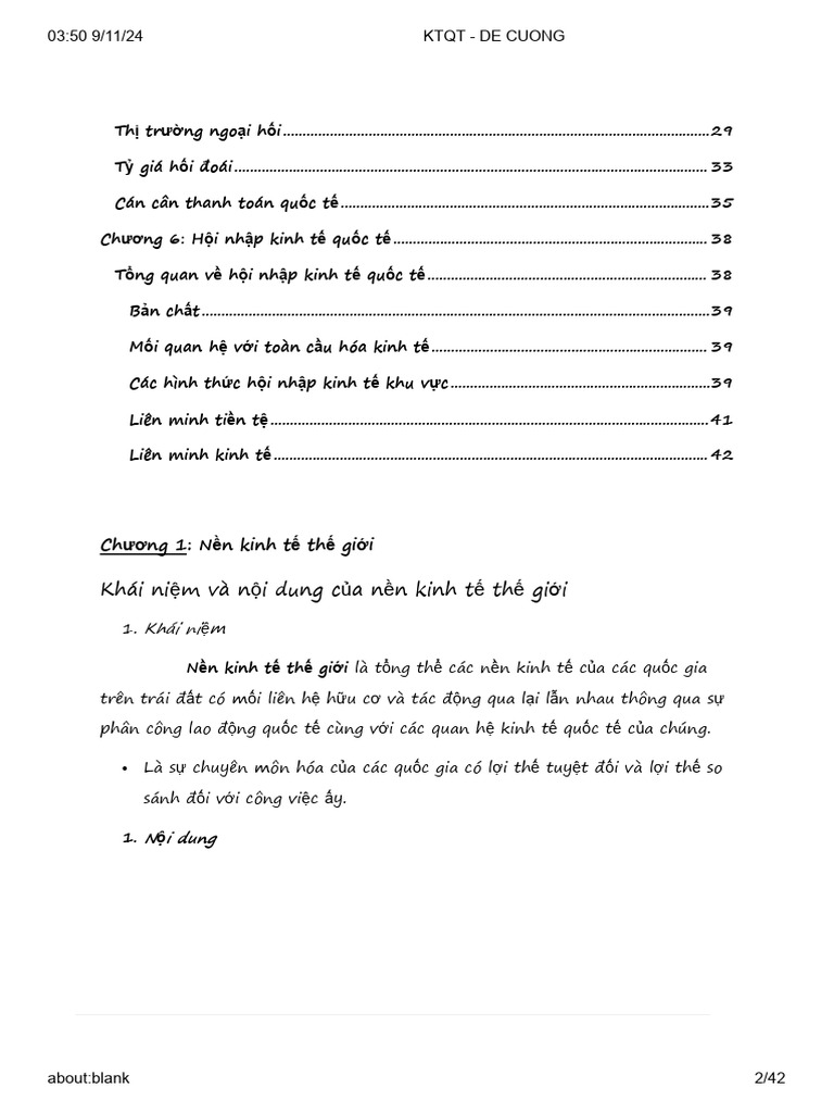 Ly Thuyet Va Cau Hoi Trac Nghiem c1,2 KTQT GK | PDF