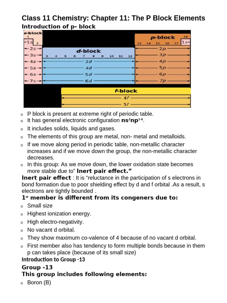 Chapter 11 Class XI Chemistry | PDF | Aluminium | Silicon Dioxide