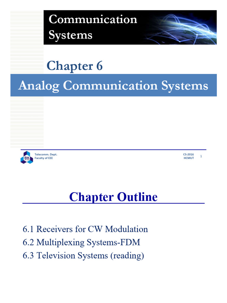 CS-Chapter6-2021 | PDF | Modulation | Radio Technology