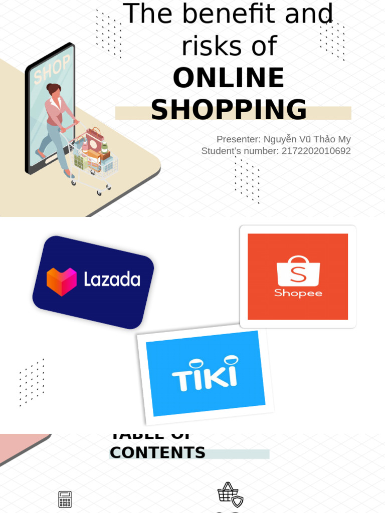 Online Shopping MK Plan by Slidesgo | PDF