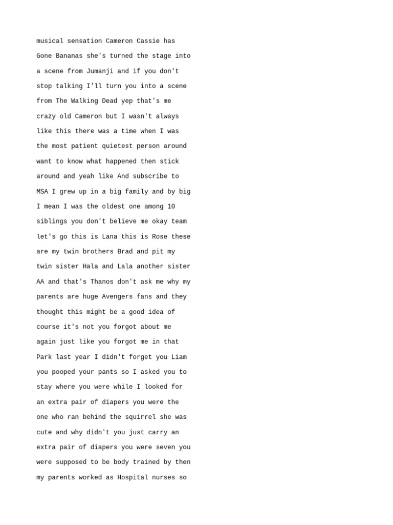 (English (Auto-Generated) ) I Got Famous Overnight (DownSub - Com) | PDF