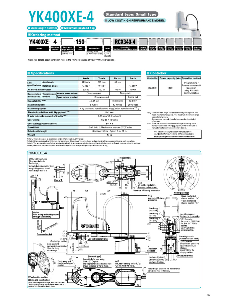 Yk400-Xe Catalog | PDF