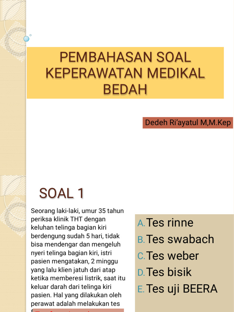 Pembahasan Soal KMB | PDF