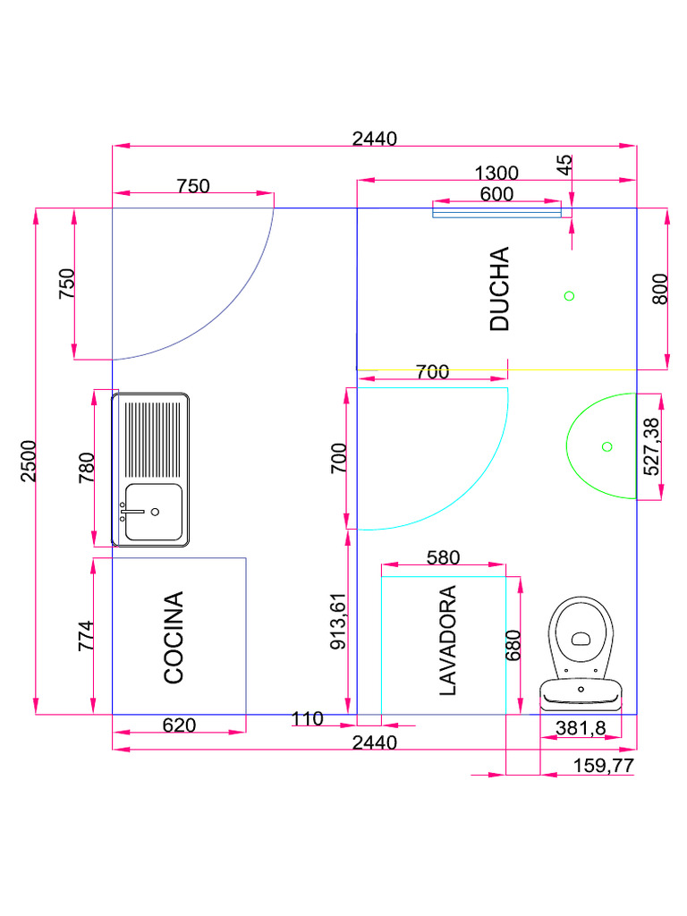 Baño y Cocina - Rev.03 | PDF
