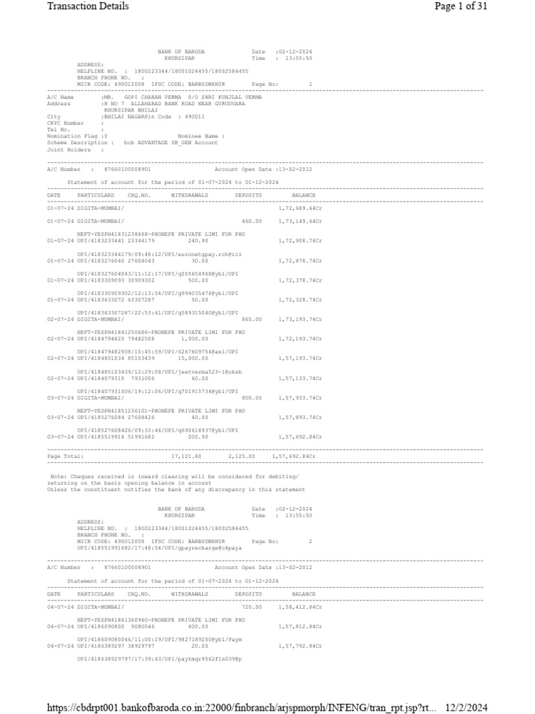 87660100008901 | PDF | Cheque | Banks