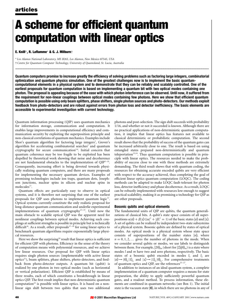 409046a0 | PDF | Quantum Computing | Quantum Mechanics