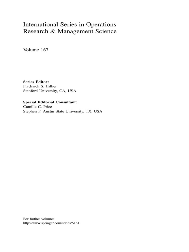 Community-Based Operations Research - Decision Modeling For Local ...