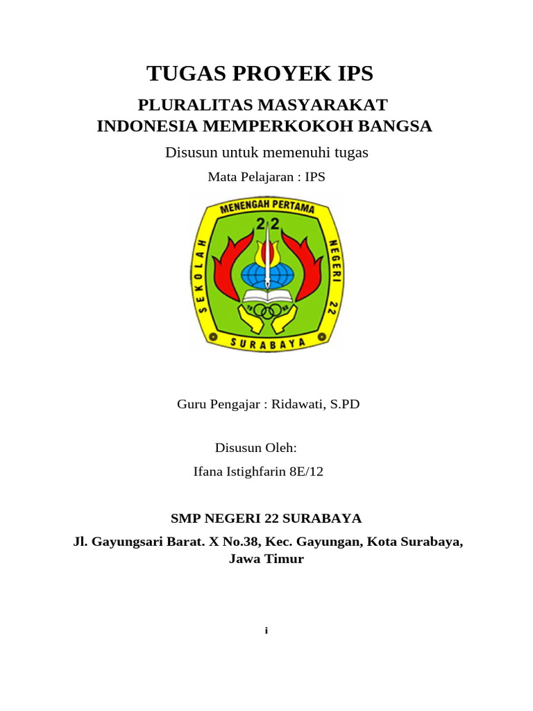 Tugas Proyek Ips-2 | PDF