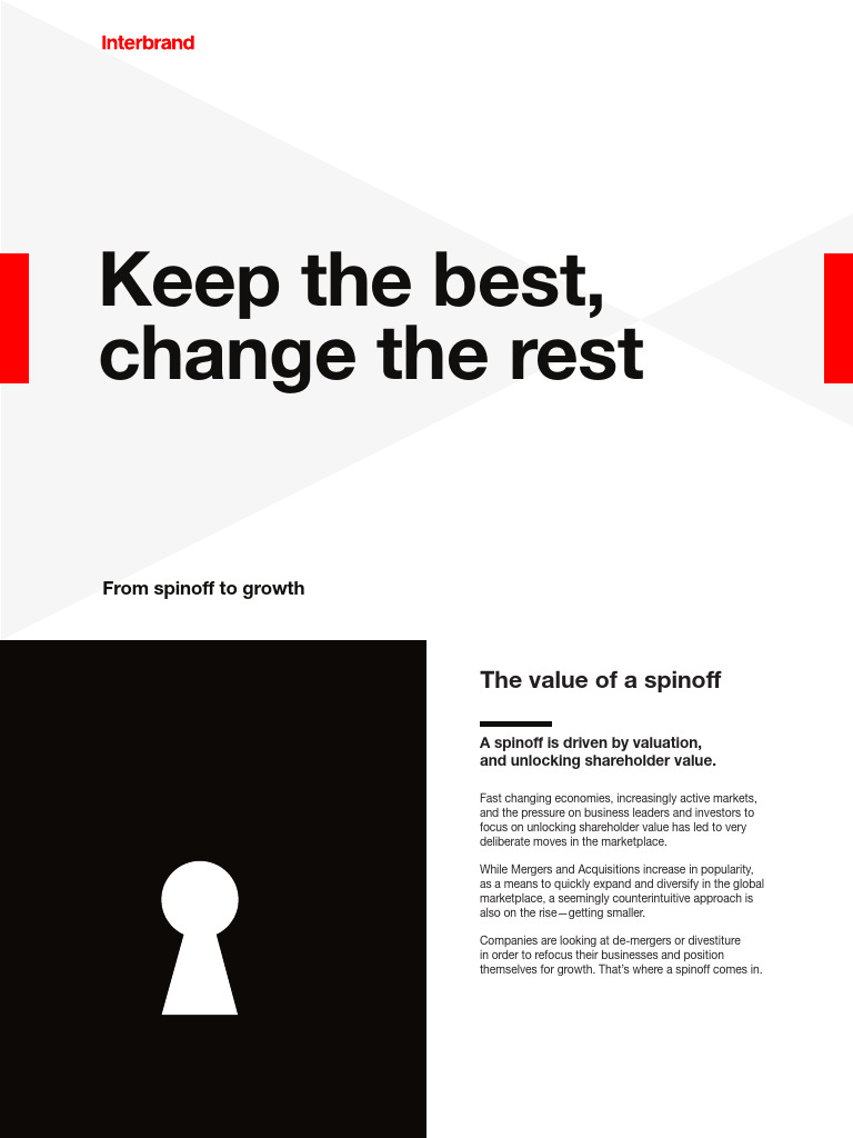 Spinoff Handbook Interbrand | PDF | Brand | Experience
