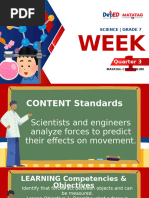 5E's Lesson Plan: Force and Motion | PDF | Force | Newton's Laws Of Motion