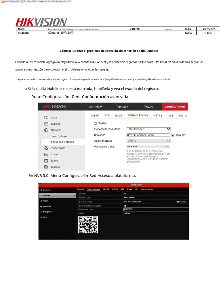 How-to-solve-Hik-Connect-offline-issue.en.es | PDF | Dirección IP | Cortafuegos (informática)