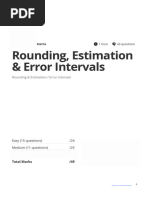 Corbettmaths Error Intervals Worksheet | PDF