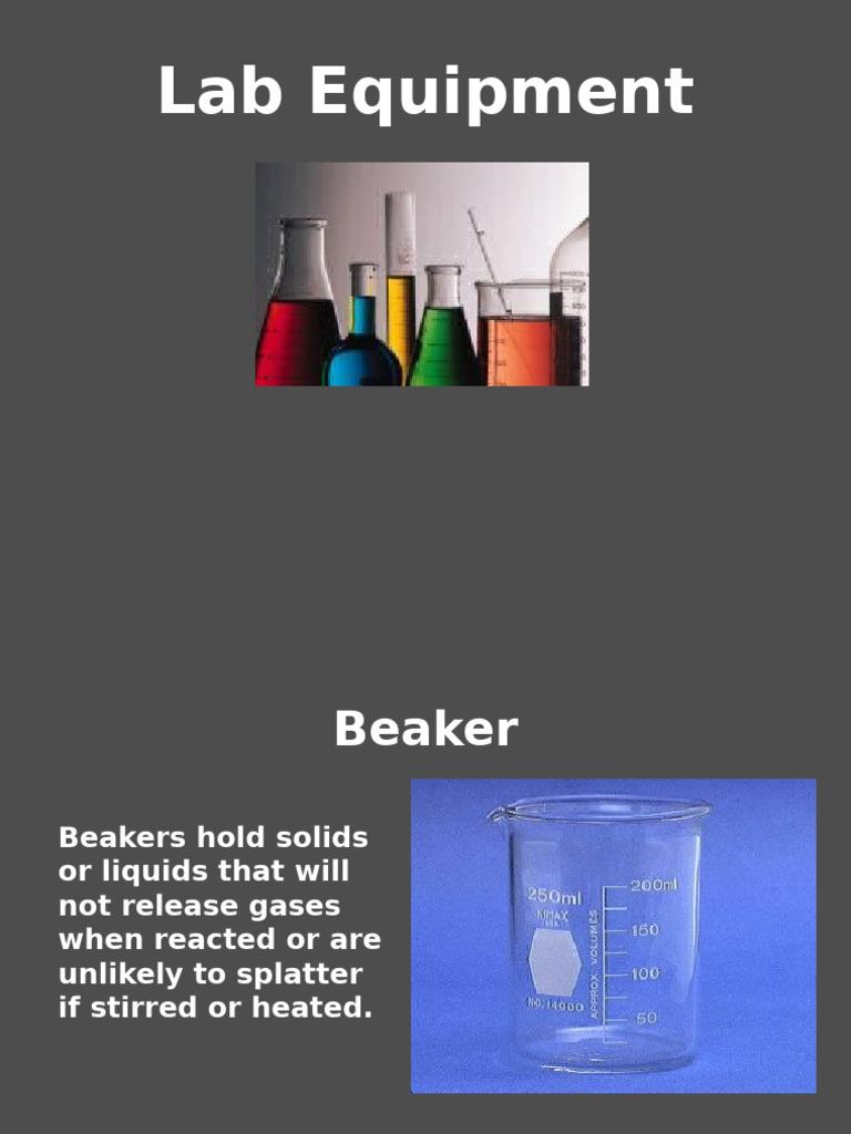 G8 3.1 Laboratory Apparatus and Equipment | PDF | Materials