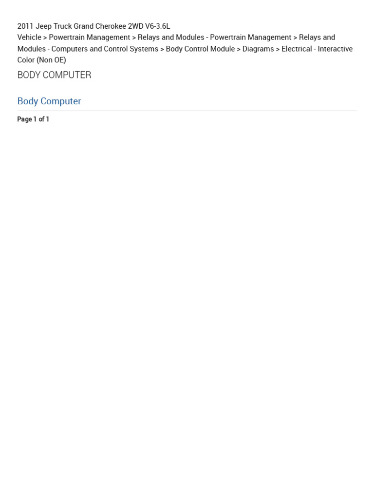 Body Computer (Body Control Module) | PDF | Headlamp | Wheeled Vehicles