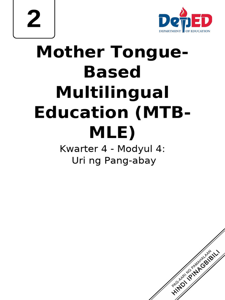 MTB2 - Q4 - Mod4 - UringPang Abay - Rashell C. Olivo Davao City | PDF