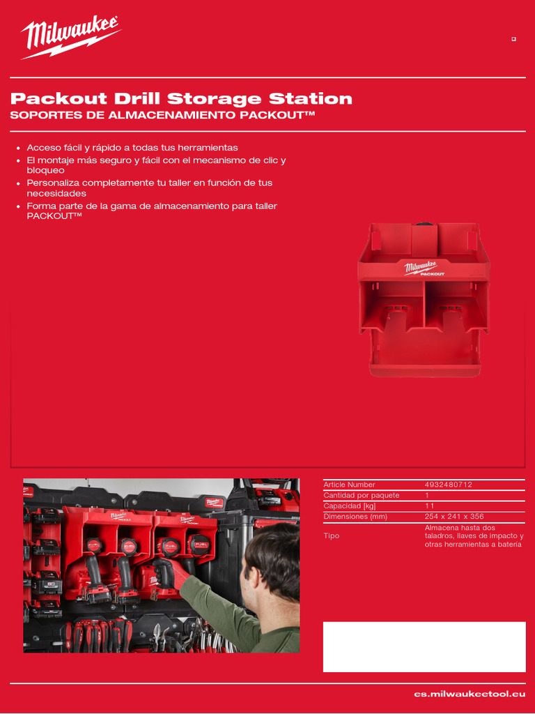 Packout Drill Storage Station | PDF