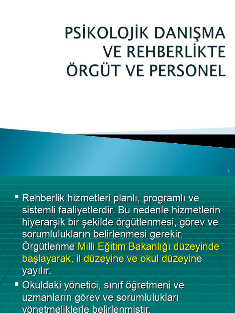 Orgut Ve Personel-8 Unite | PDF