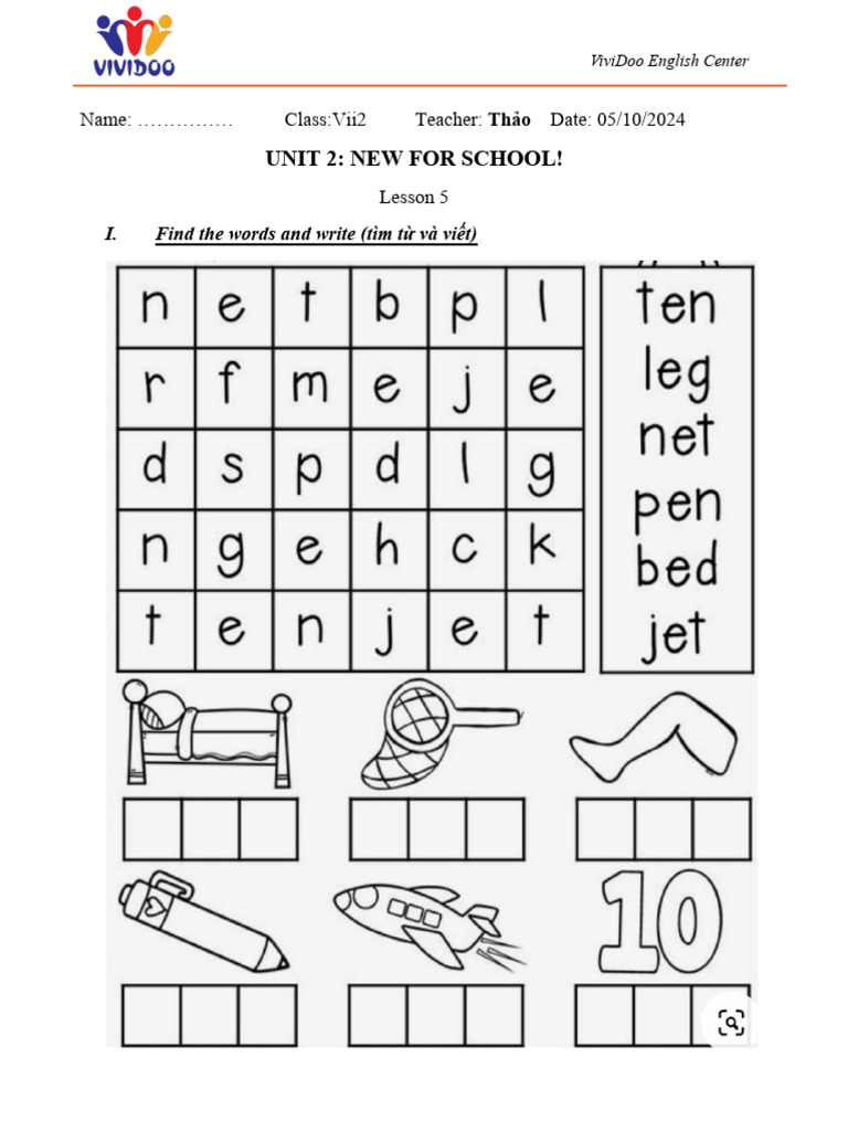 05.10-Vii2-As1-U2-L5-Thao-6 Bản 2 Mặt | PDF