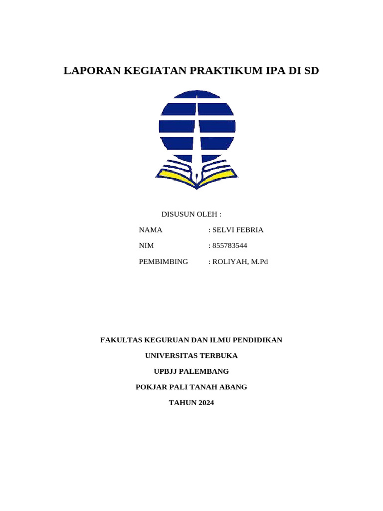 Laporan Praktikum Ipa Selvi Febriaa | PDF