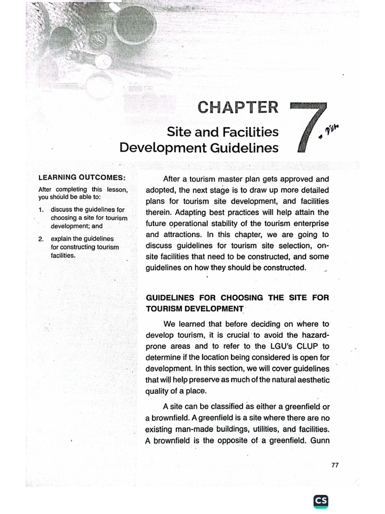 CHAPTER 7-Site and Facilities Development Guidelines | PDF