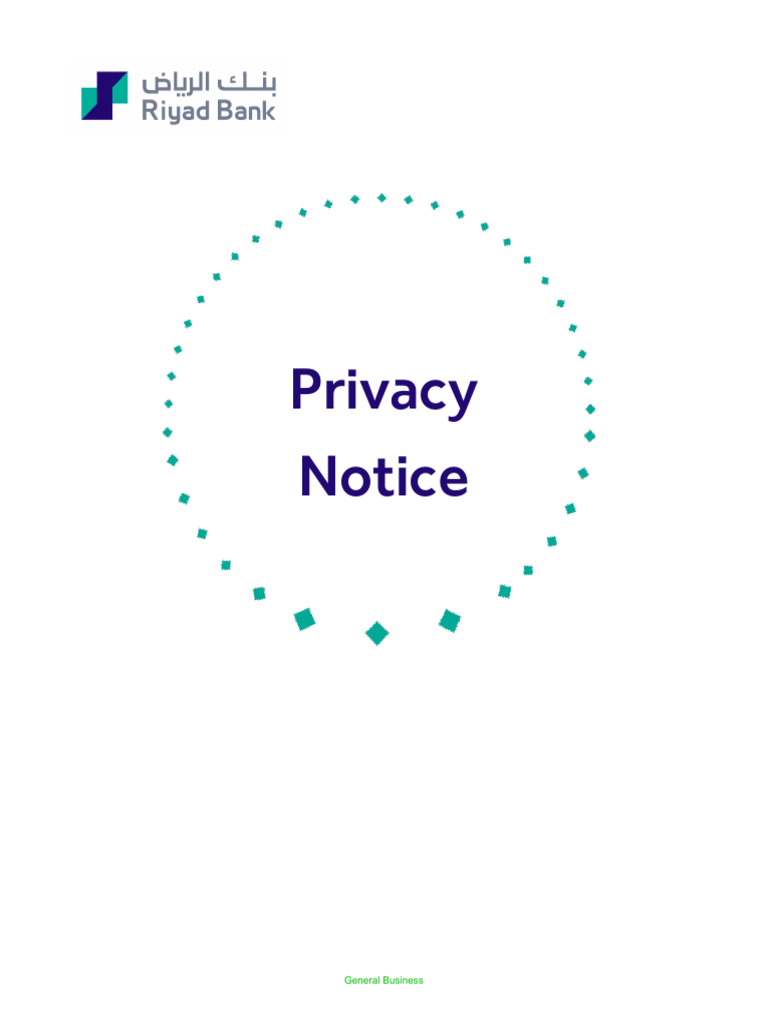 Riyad Bank Privacy Notice Overview | PDF | Identity Document | Banks