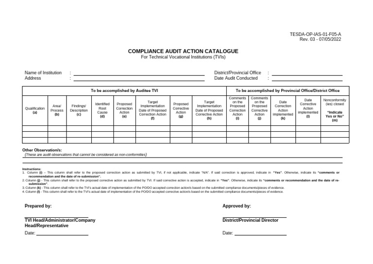 TESDA-OP-IAS-01-F05-A - updated | PDF TESDA-OP-IAS-01-F05-A - updated | PDF