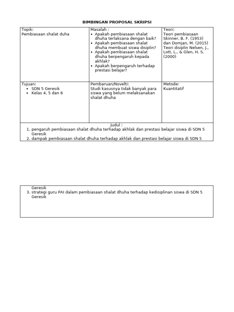 Bagan Rencana Penelitian - Model RMC | PDF