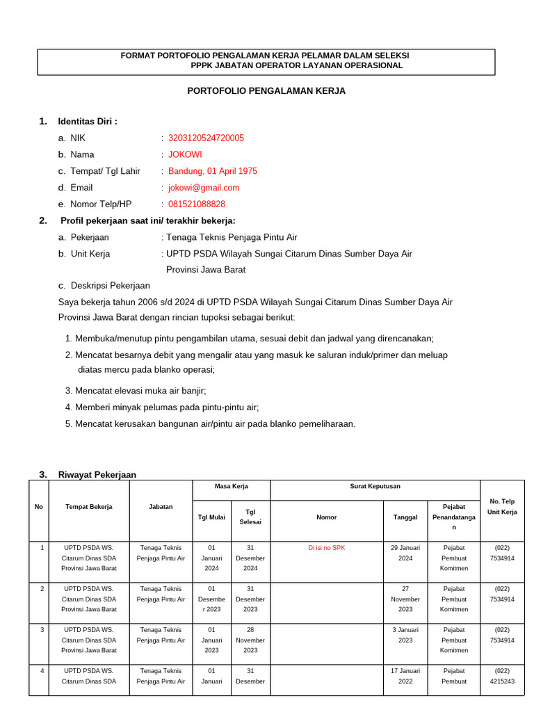 Portopolio Ppa | PDF