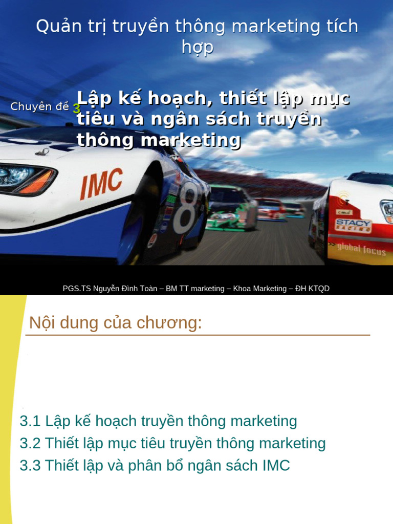 Chuyen de 3 - Lap Ke Hoach | PDF