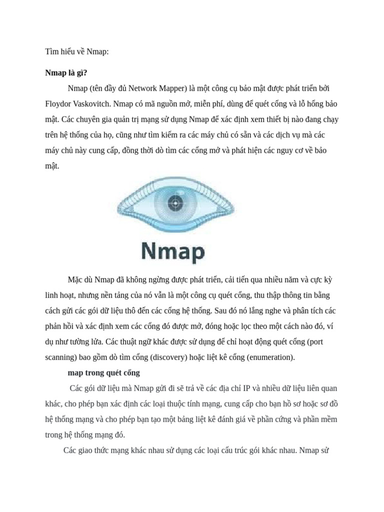 Tìm hiểu về Nmap | PDF