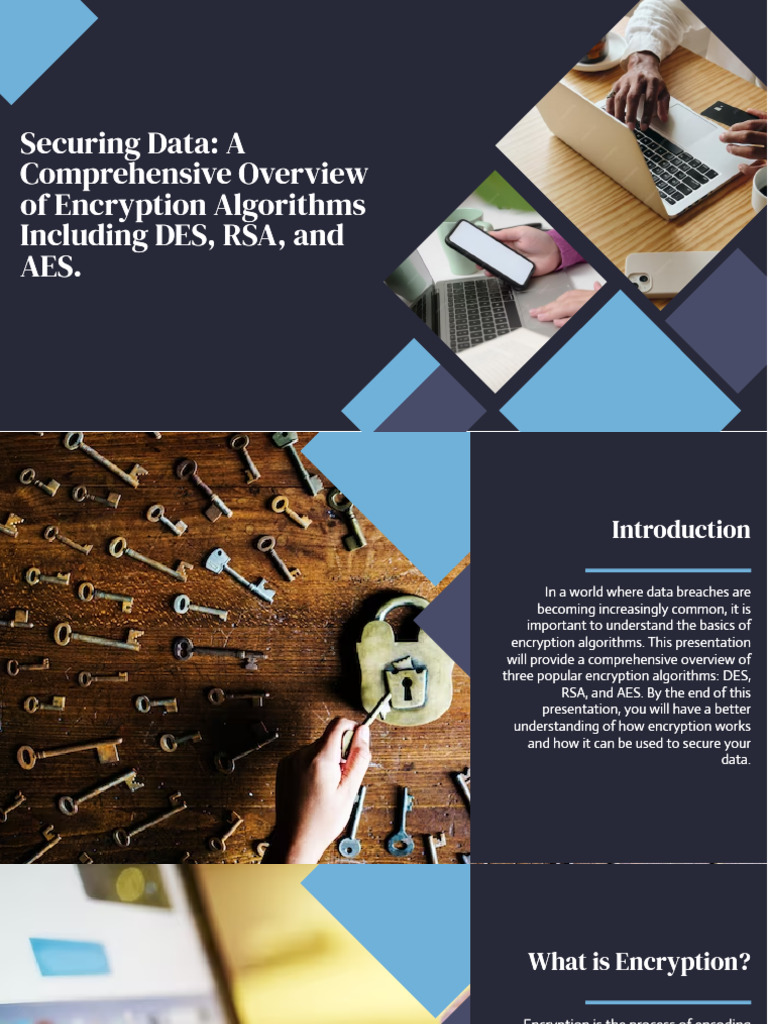 Wepik Securing Data A Comprehensive Overview of Encryption Algorithms ...