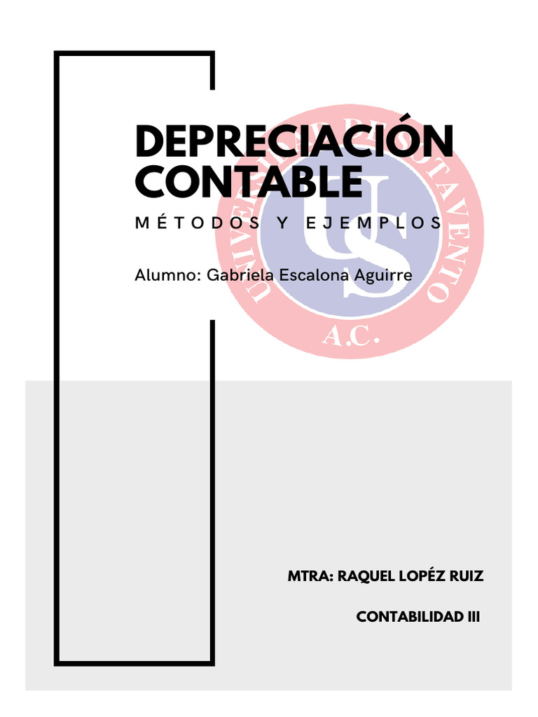 Depreciación contable investigación | PDF | Depreciación | Activo fijo