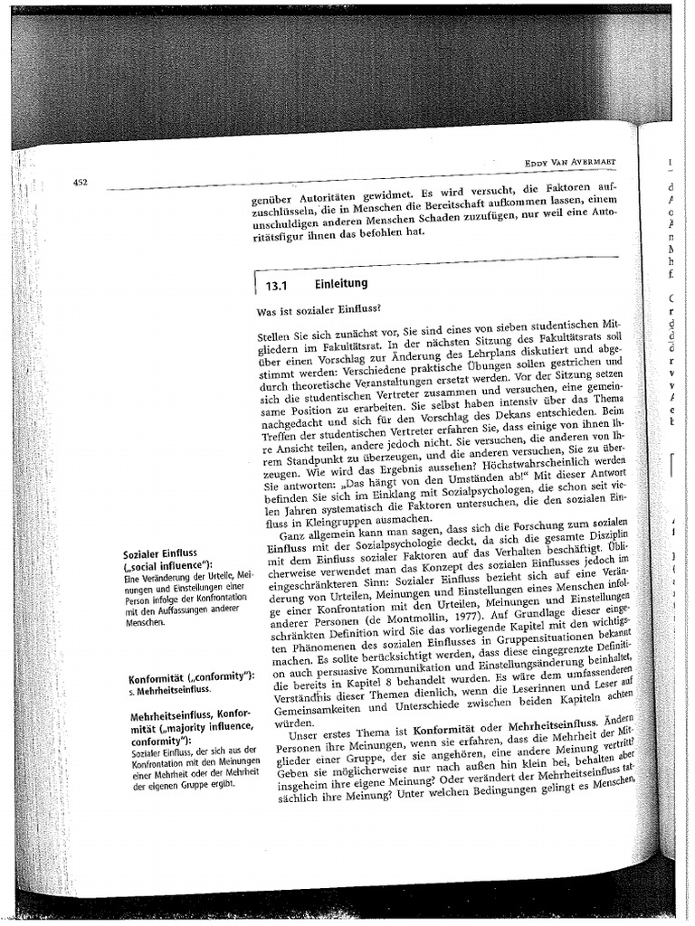Sozialer Einfluss in Kleingruppen | PDF Sozialer Einfluss in Kleingruppen | PDF