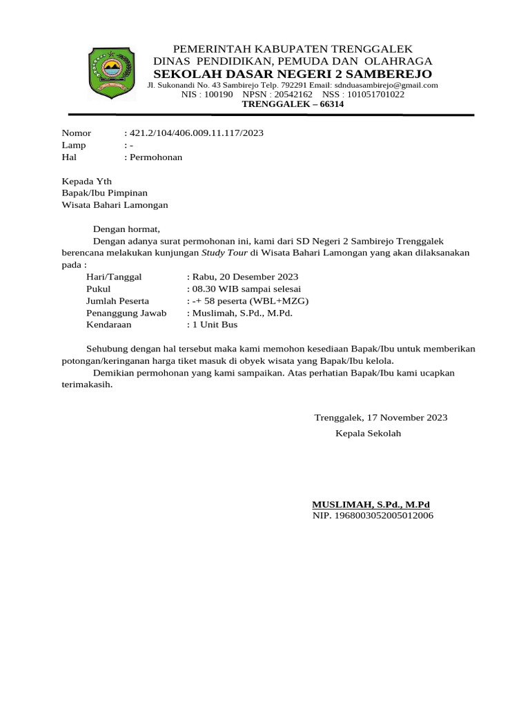 Permohonan WBL | PDF