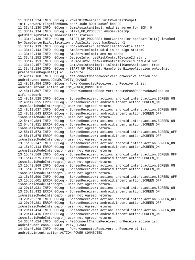 Android App Log Analysis Report | PDF